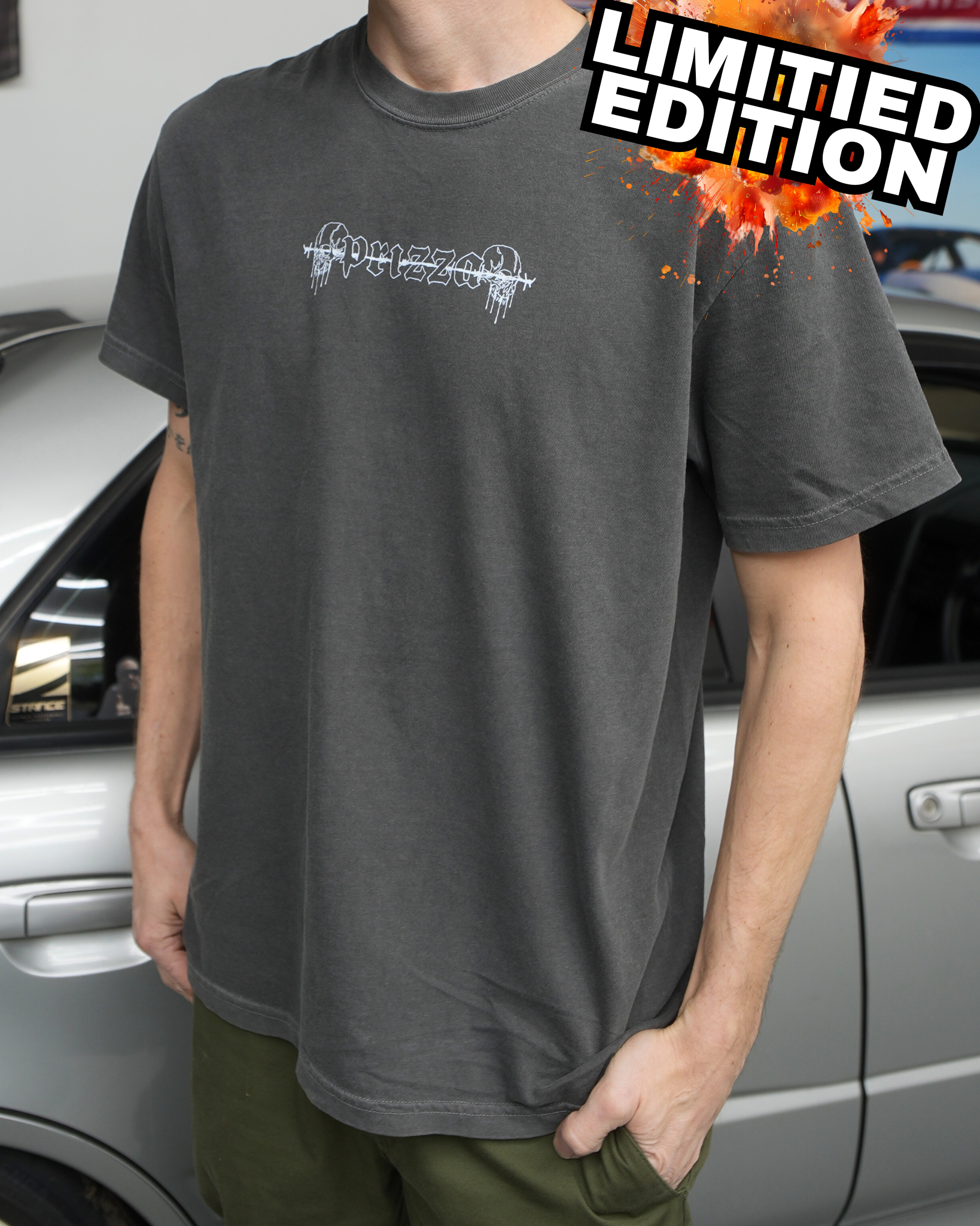 Barbed Skull Tee - LIMITED – PrizzaMike