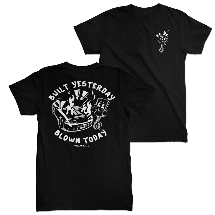 Built / Blown Tee – PrizzaMike
